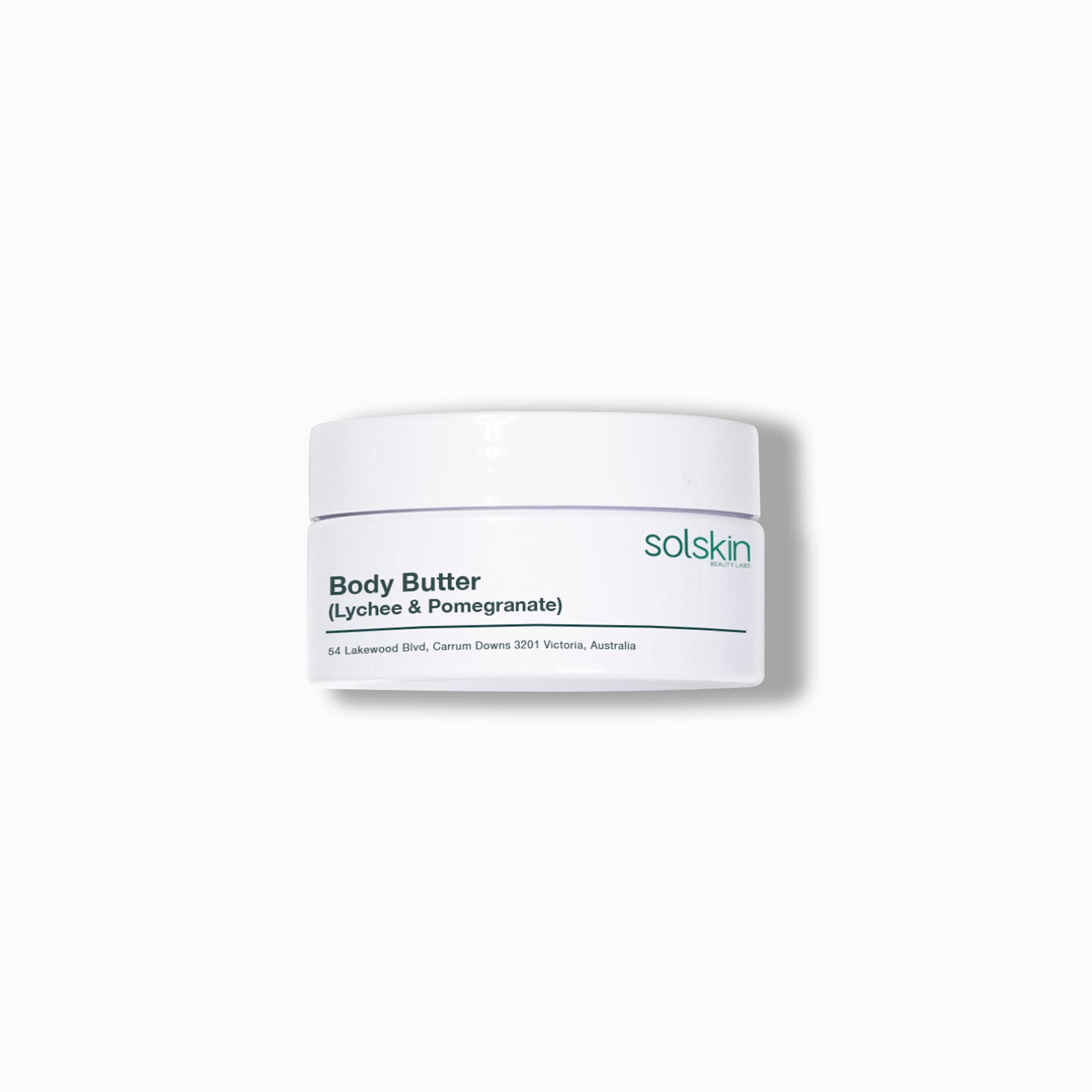 Body Butter Lychee & Pomegranate – Solskin Beauty Labs