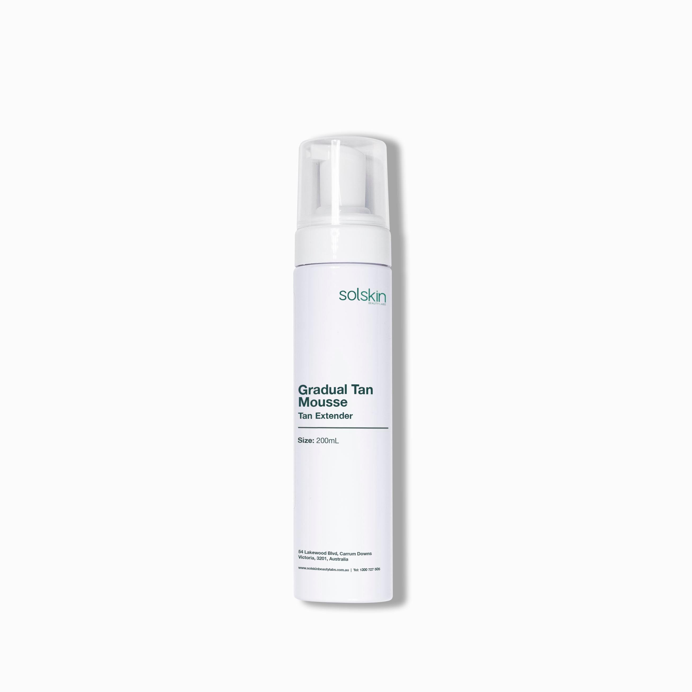 Gradual Tan Mousse - Tan Extender – Solskin Beauty Labs
